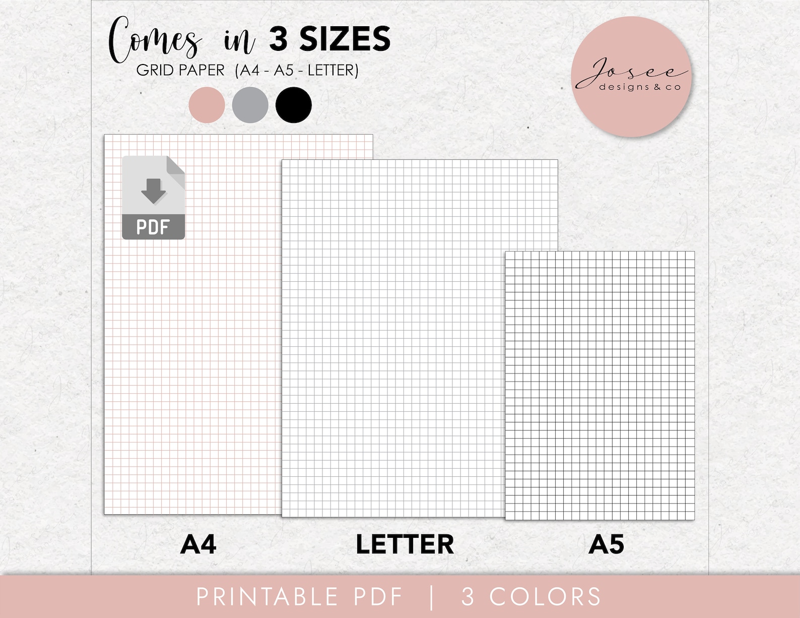 Dot Grid Paper Lined Paper Graph Paper Notebook Paper - Etsy