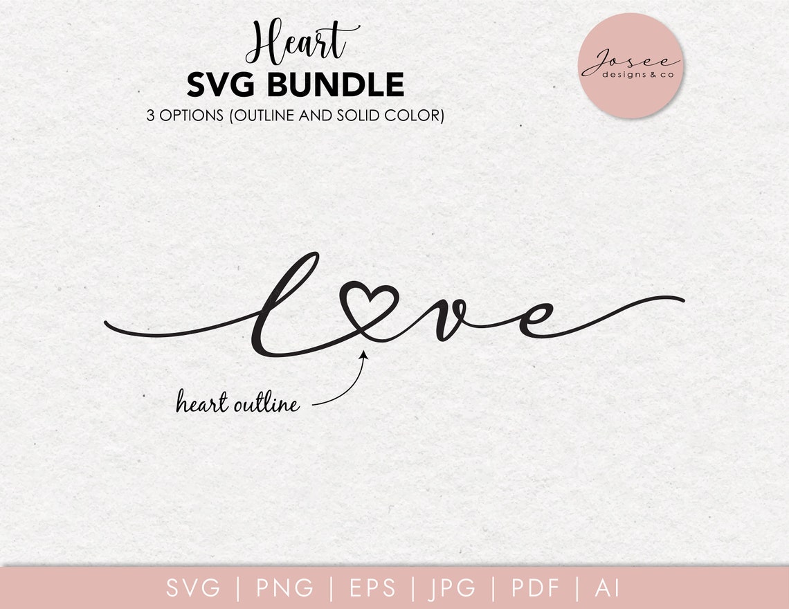 Love SVG Love Love Script Svg Love Cursive Svg Wedding - Etsy