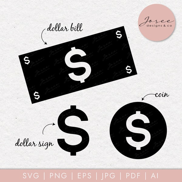 Dollar Sign Svg - Etsy