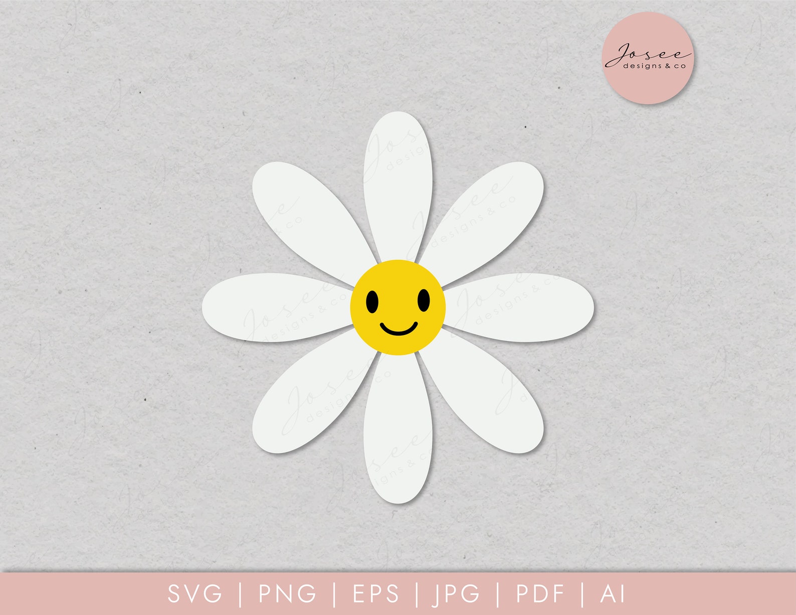 Daisy Svg, Daisy Monogram Svg, Spring Svg, Flower SVG, Floral SVG ...
