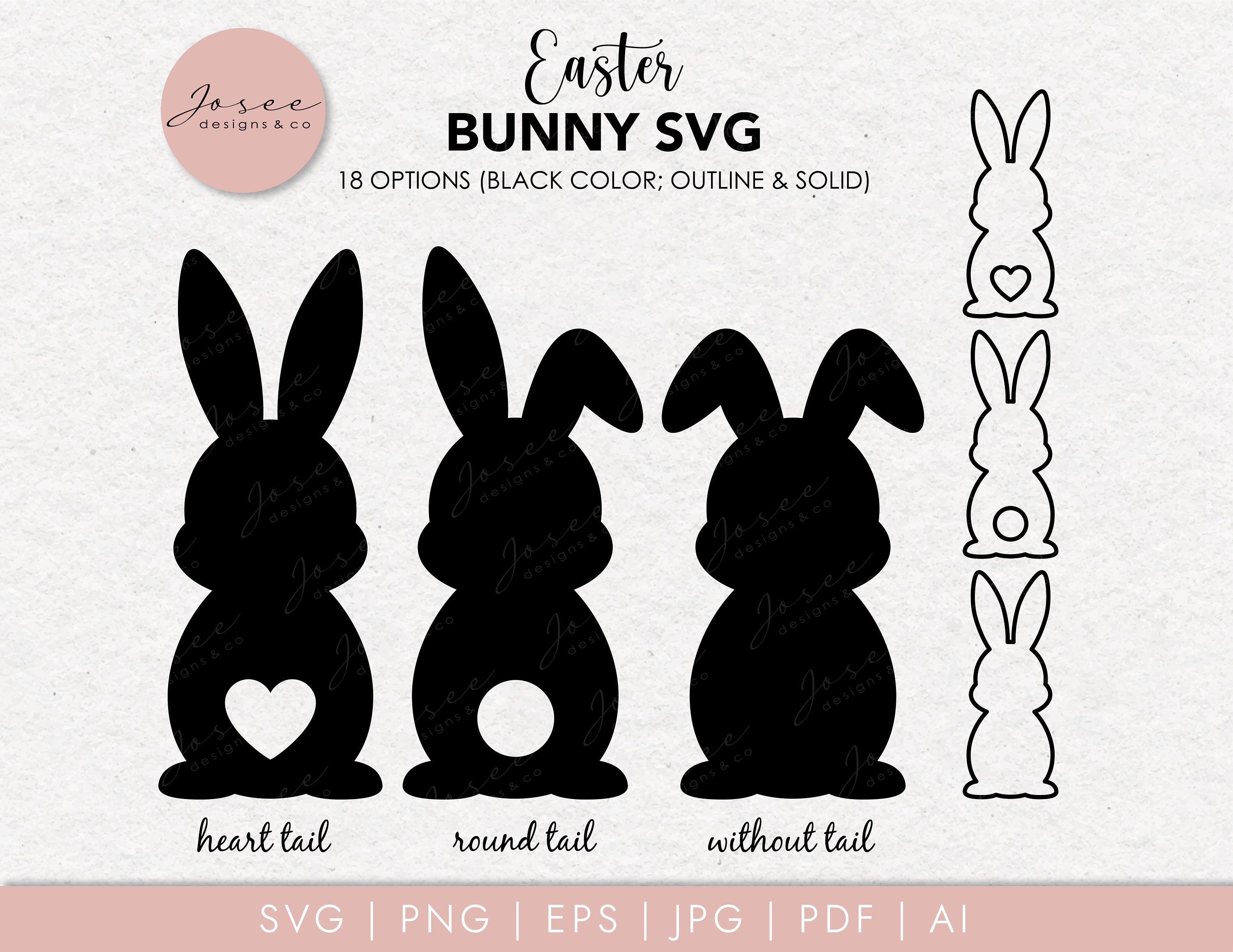 Easter Bunny SVG Bunny SVG Rabbit Svg Easter Svg Bunny - Etsy