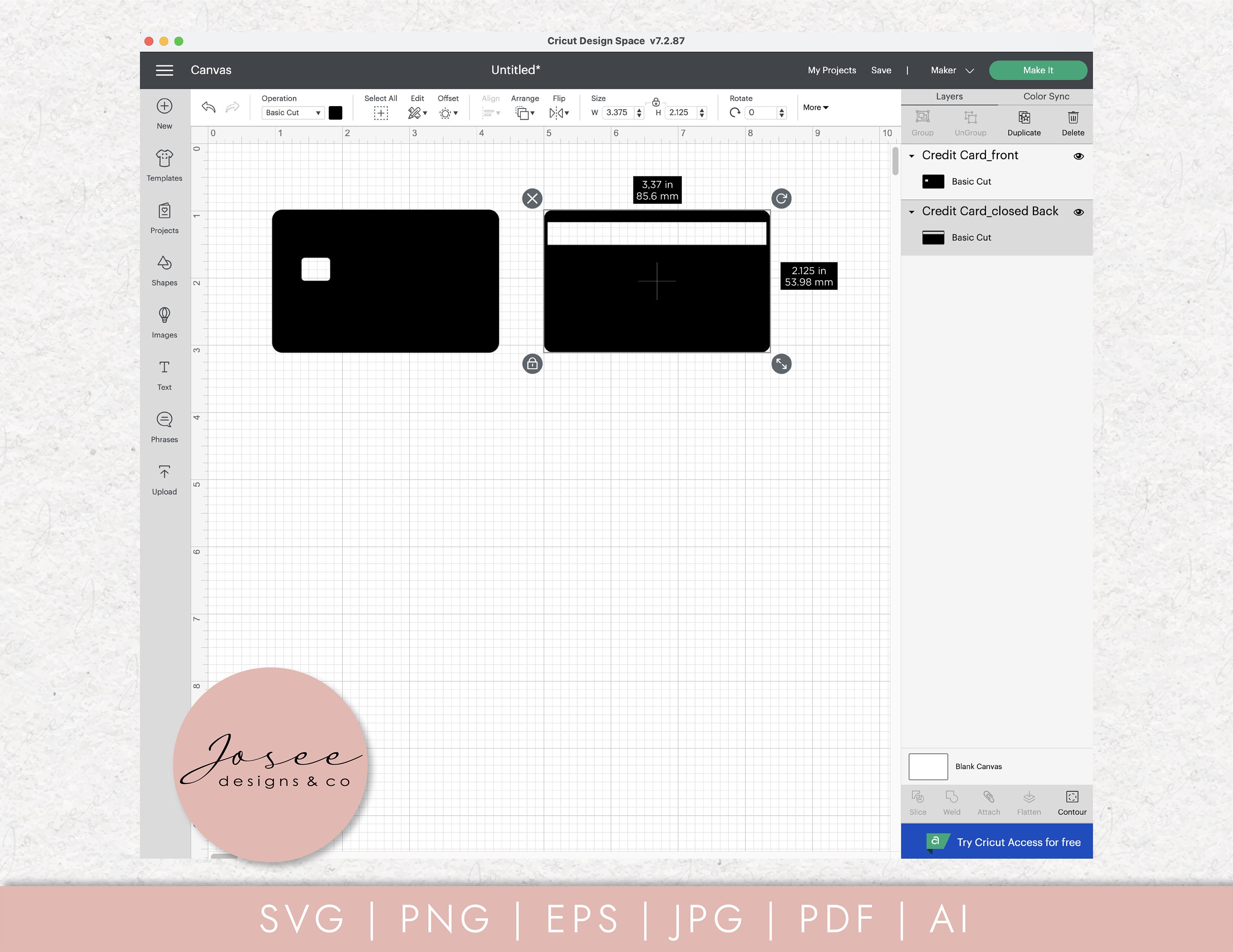 Credit Card Template SVG Debit Card Svg Banking Svg Credit - Etsy