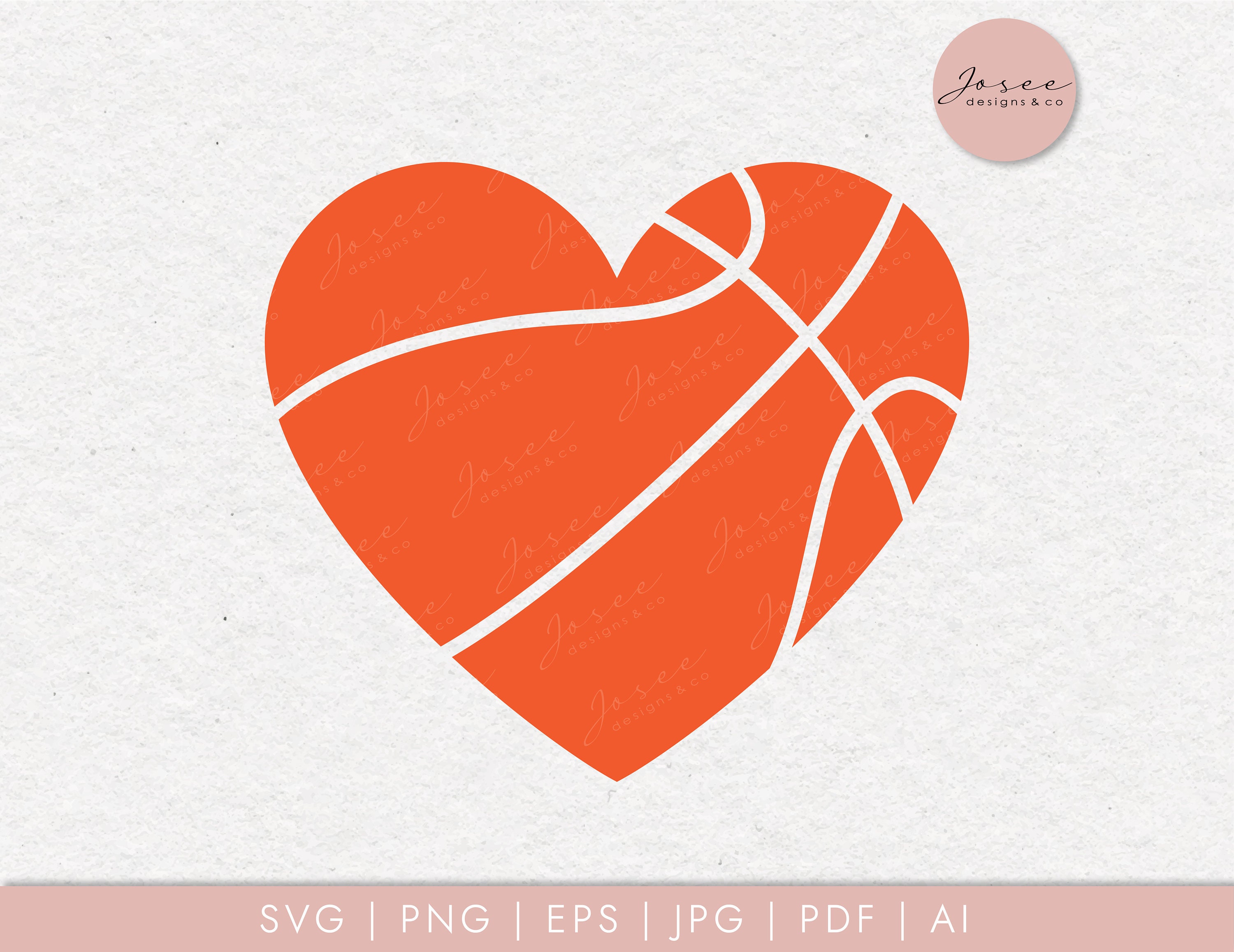 Basketball Heart SVG Sports Svg Bundle Basketball Lover - Etsy