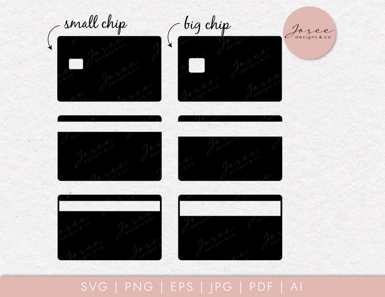 Credit Card Template SVG, Debit Card Svg, Banking Svg, Credit Card Skin ...