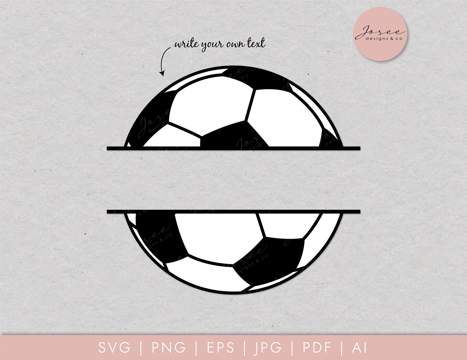 Split Soccer Ball Svg Soccer Ball SVG Futbol SVG Soccer - Etsy