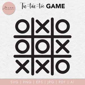 Tic Tac Toe Svg, Tic Tac Toe Board Svg, Tic Tac Toe Grid Svg, Tic Tac ...