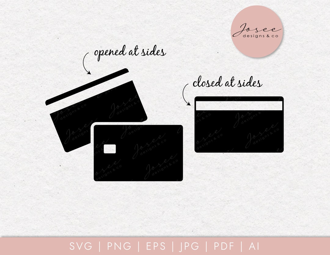 Credit Card Template SVG, Debit Card Svg, Banking Svg, Credit Card Skin ...