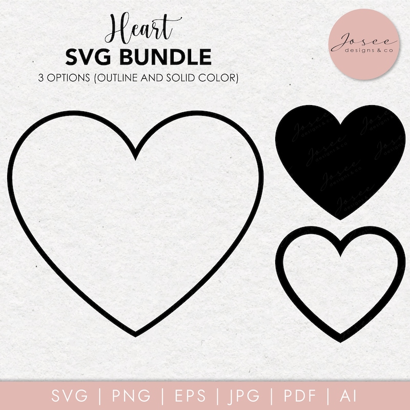 Corazón svg - Etsy México