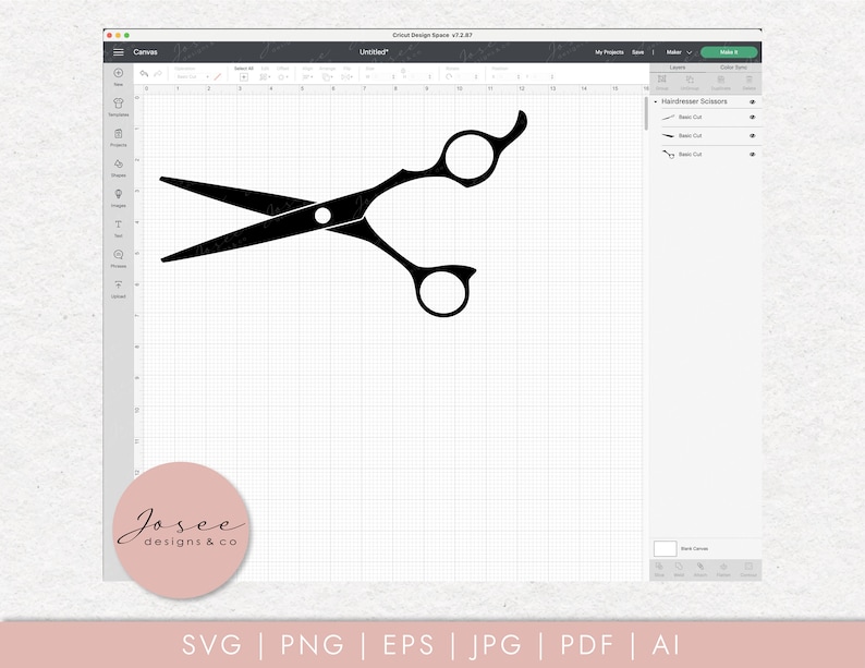 Hairdresser Scissors Svg, Scissors SVG, Hair Salon Svg, Hair Stylist ...