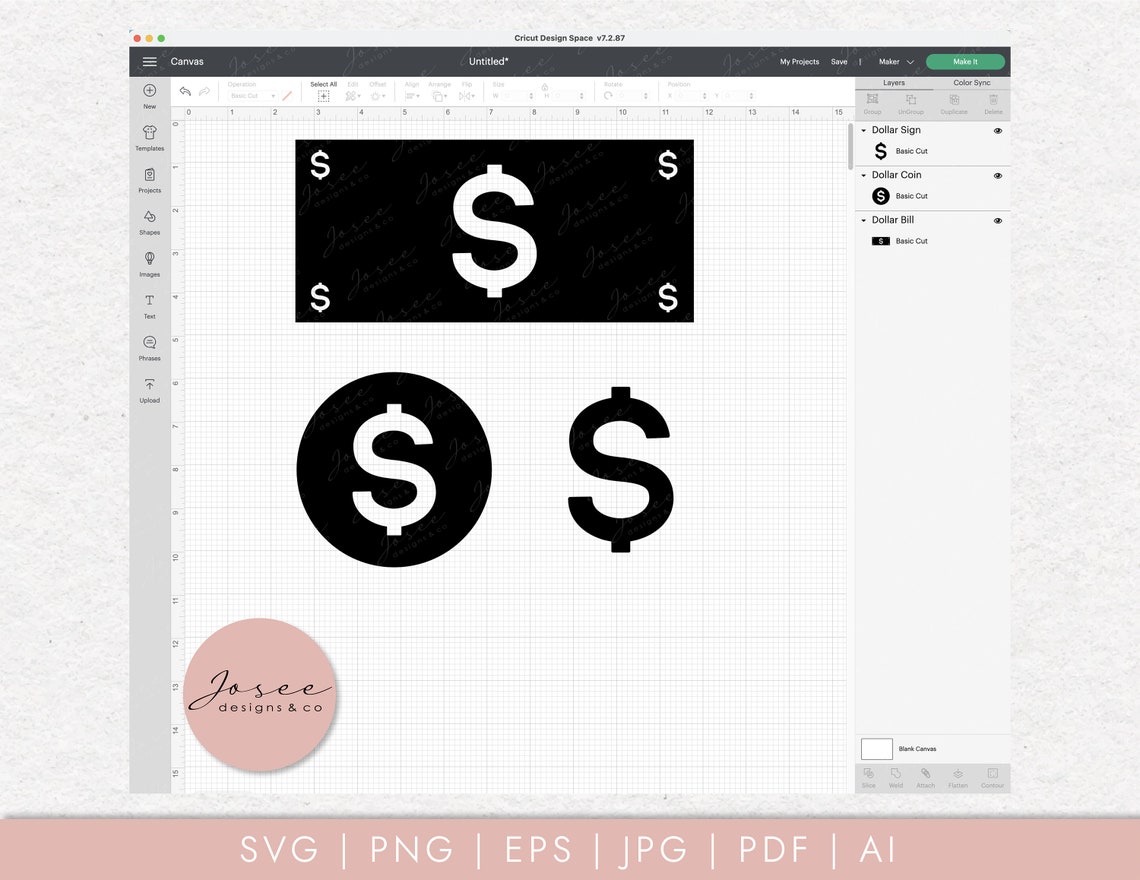 Money SVG Dollar Bill Svg Dollar Sign Svg Coin Clipart - Etsy Canada