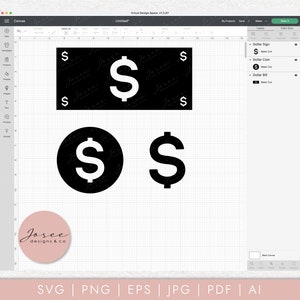 Money SVG, Dollar Bill Svg, Dollar Sign Svg, Coin Clipart, Banking Svg ...