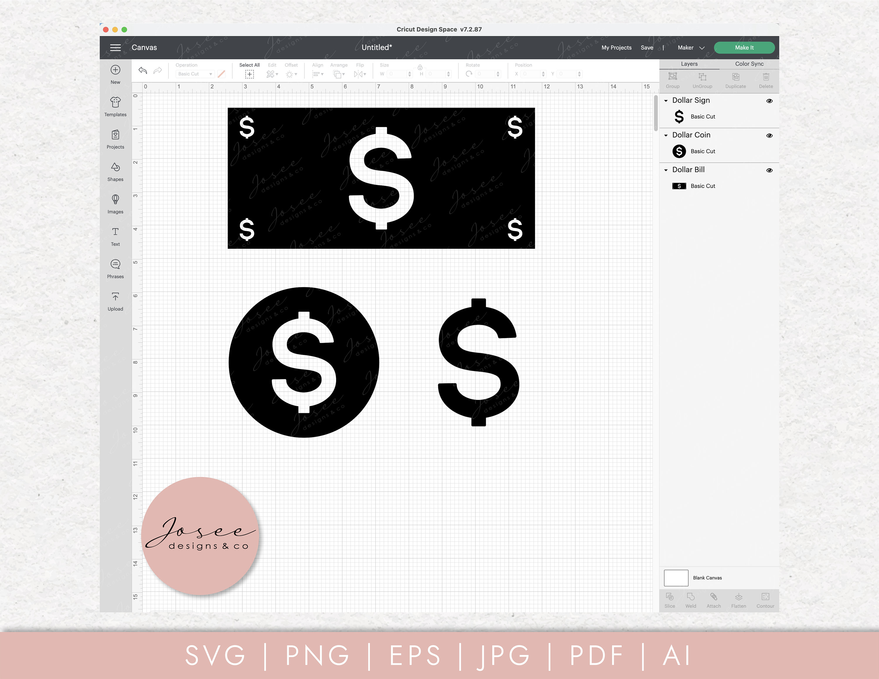 Money SVG Dollar Bill Svg Dollar Sign Svg Coin Clipart - Etsy Canada