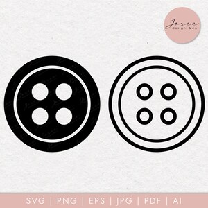 Sewing Button Svg, 4 Hole Buttons, Seamstress Svg, Tailor Svg, Button ...