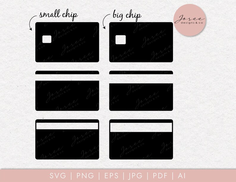 Credit Card Template SVG Debit Card Svg Banking Svg Credit | Etsy India