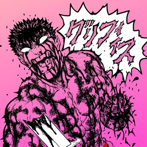 Visual Stimulant, Berserk, Guts, Black Swordsman, Black Outlines, Manga ...