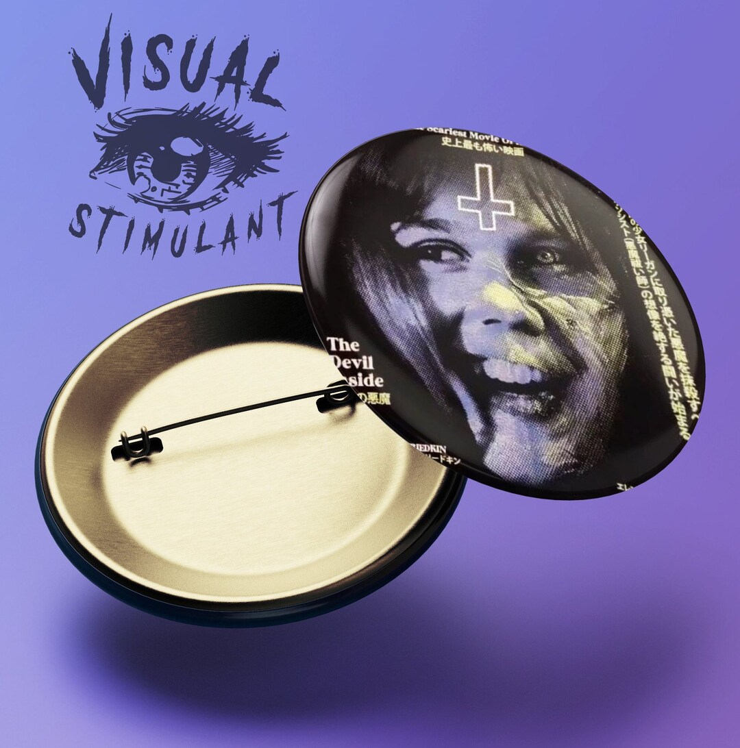 Visual Stimulant, the Exorcist, Exorcist, Horror, Holographic, Button ...