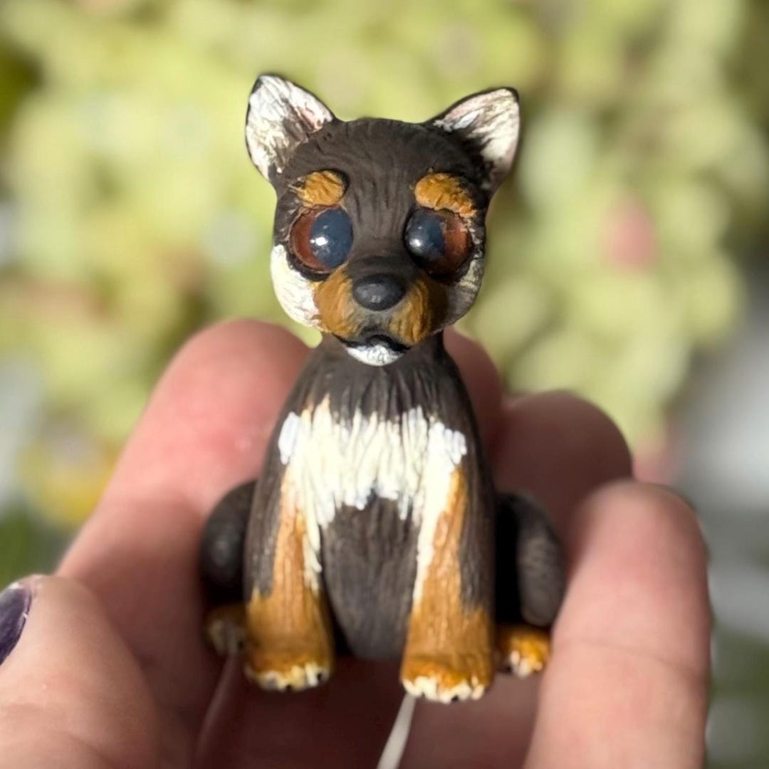 Custom Dog Figurine Personalized Pet Memorial Sculpture Sculpted Dog ...