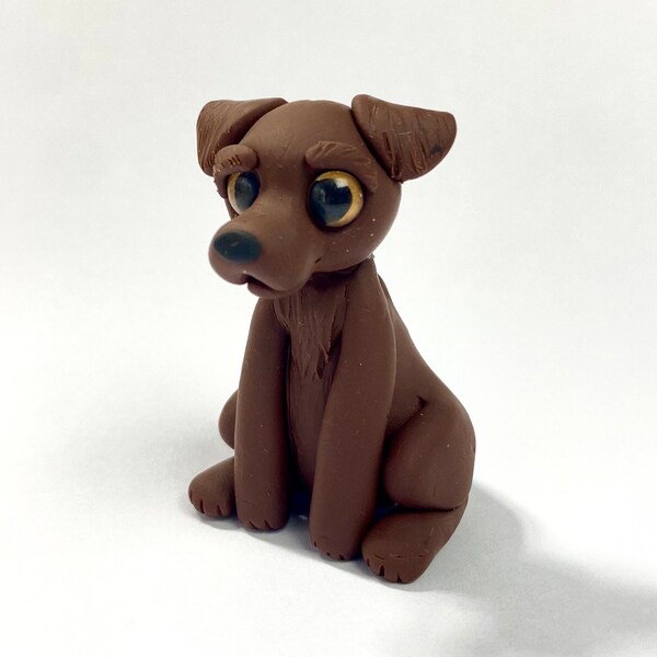 Polymer Clay Dog - Etsy