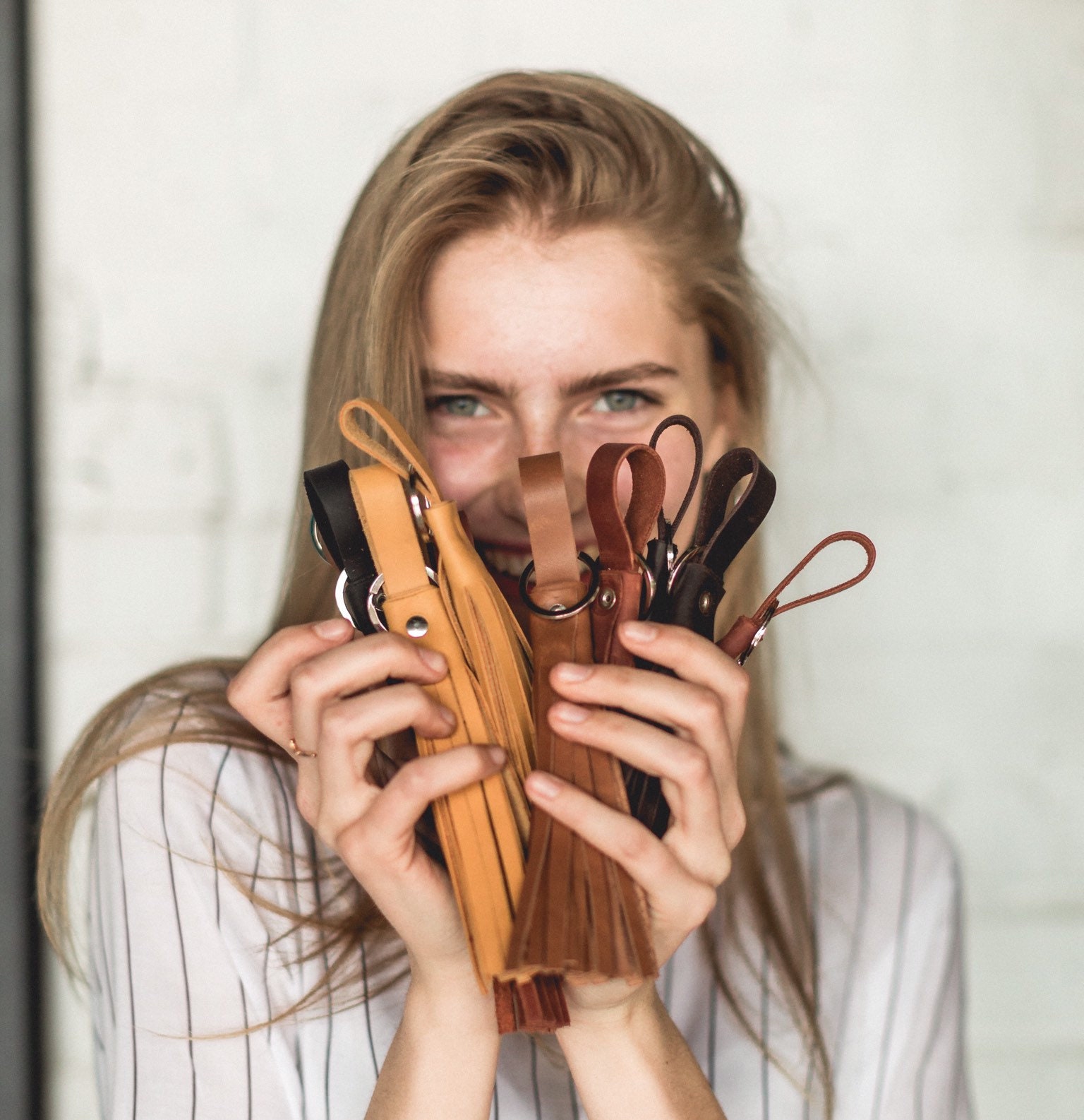 Leather Handbag Tassels Charm Detachable Tassel Keychain Gift | Etsy