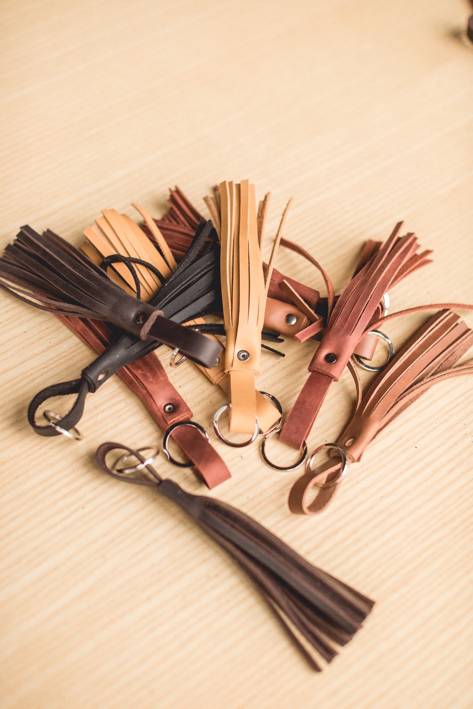 Leather Handbag Tassels Charm Detachable Tassel Keychain Gift | Etsy