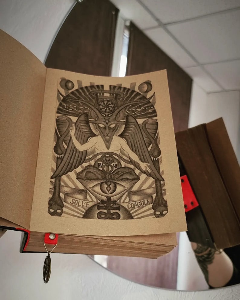 Book of Death Baphomet - Etsy
