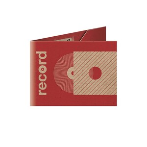 Record, Origami Paper Wallet, Handmade, Vegan, Sustainable, Gift, for ...