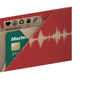 Record, Origami Paper Wallet, Handmade, Vegan, Sustainable, Gift, for ...