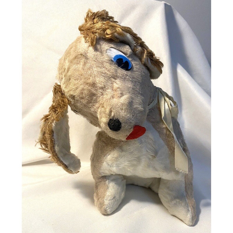 Vintage Stuffed Dog - Etsy