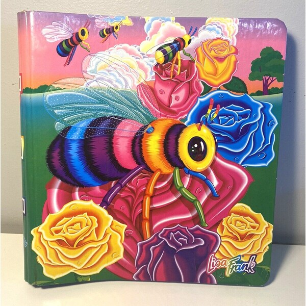 Lisa Frank Binder - Etsy
