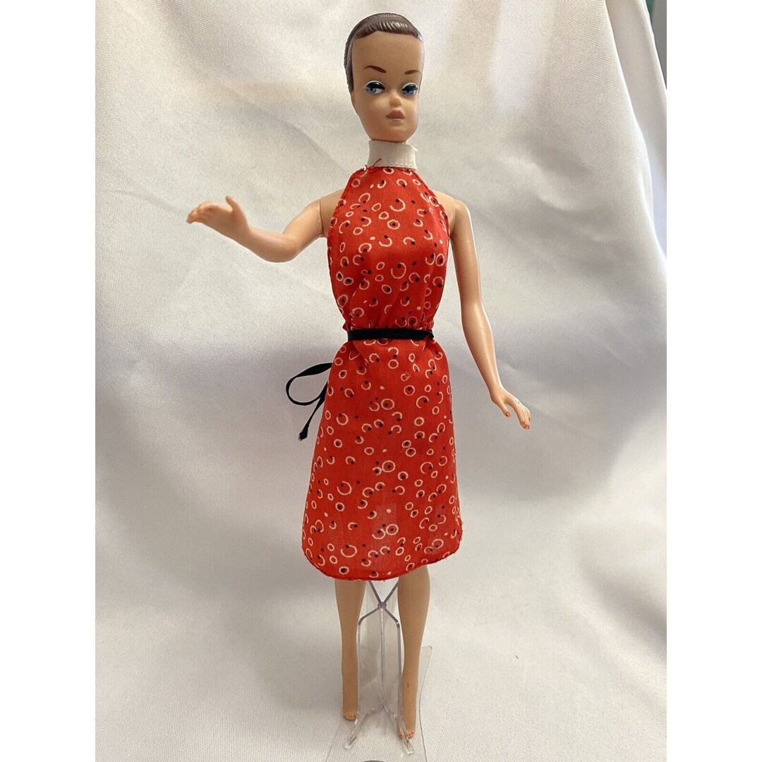 Vintage 1981 MY FIRST BARBIE Fashions Red Cocktail Dress 3673 - Etsy