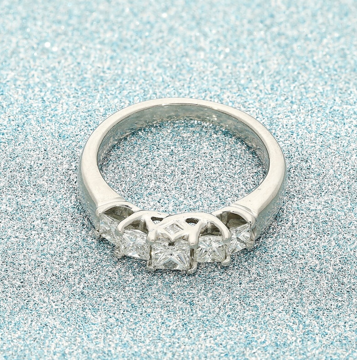 Platinum Diamonds Ring - Etsy