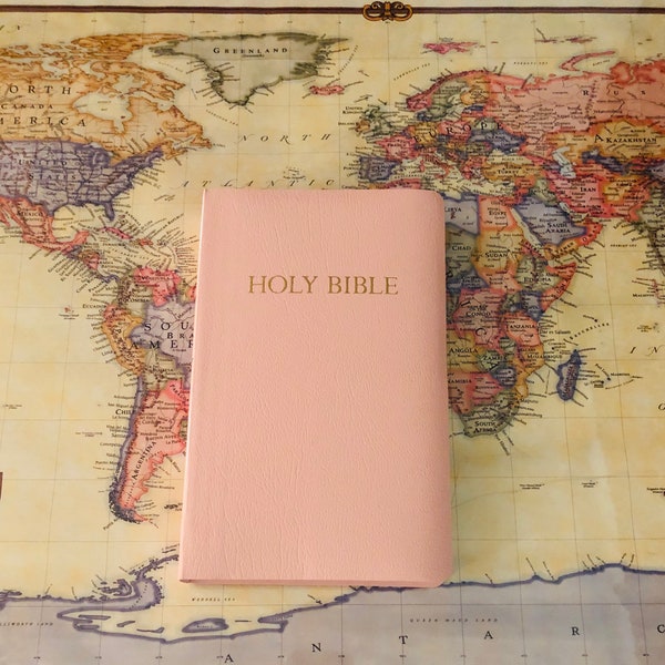 Pink Bible - Etsy