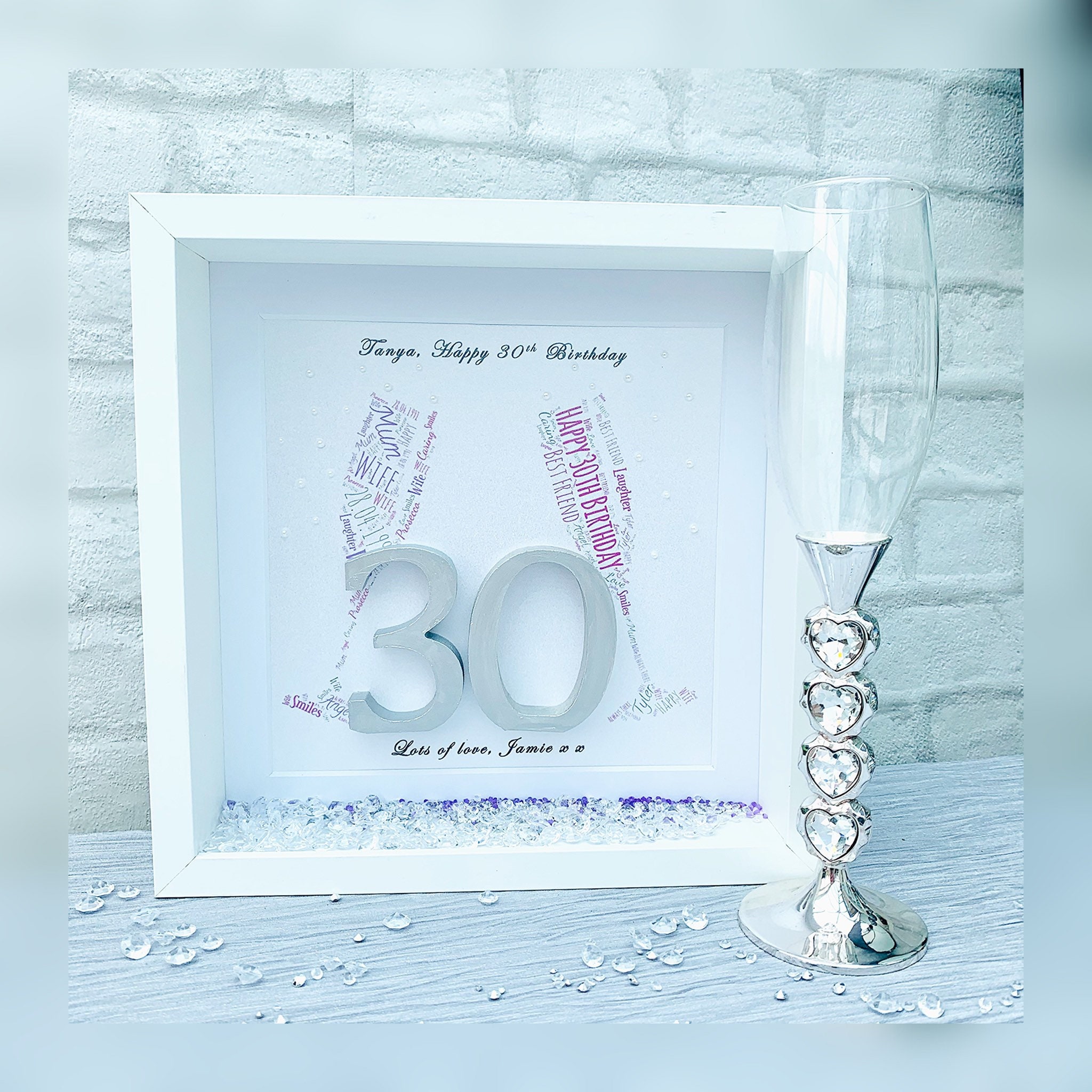 30th Birthday Picture Frame