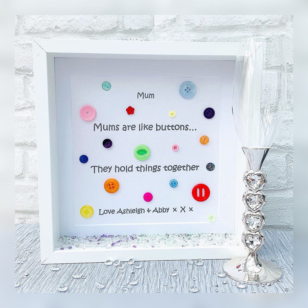 Mums Like Buttons, Special Mothers Day Gift - Etsy