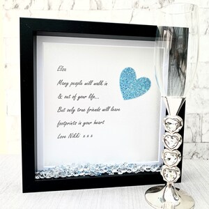 Friendship Footprints, Best Friend Quote Picture - Etsy UK