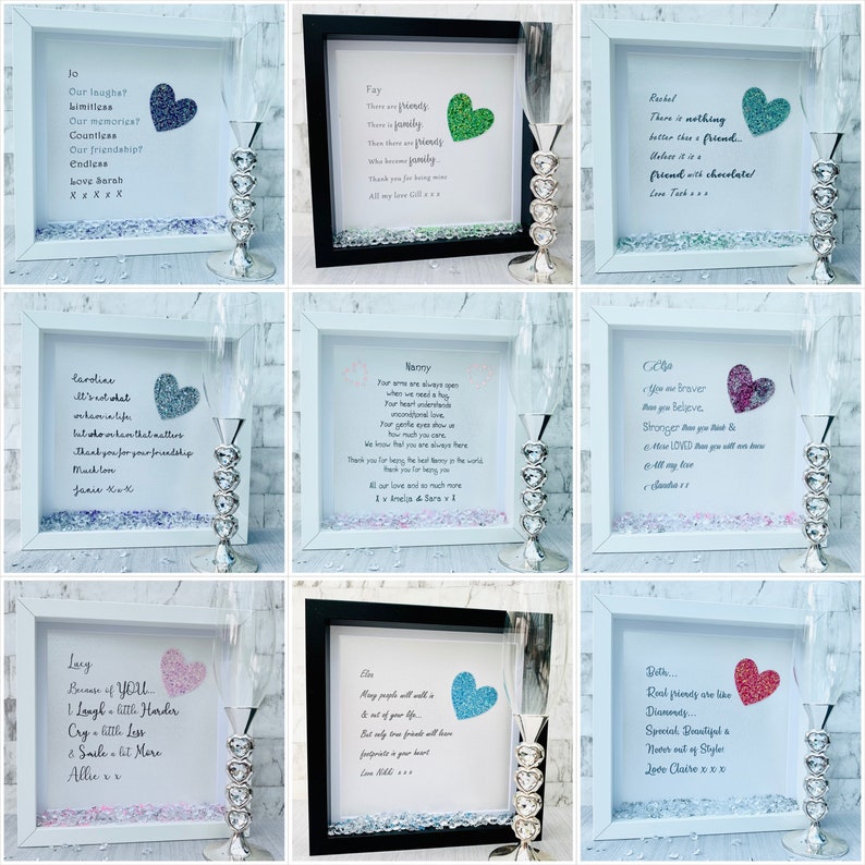 Friendship Footprints Best Friend Quote Picture - Etsy UK