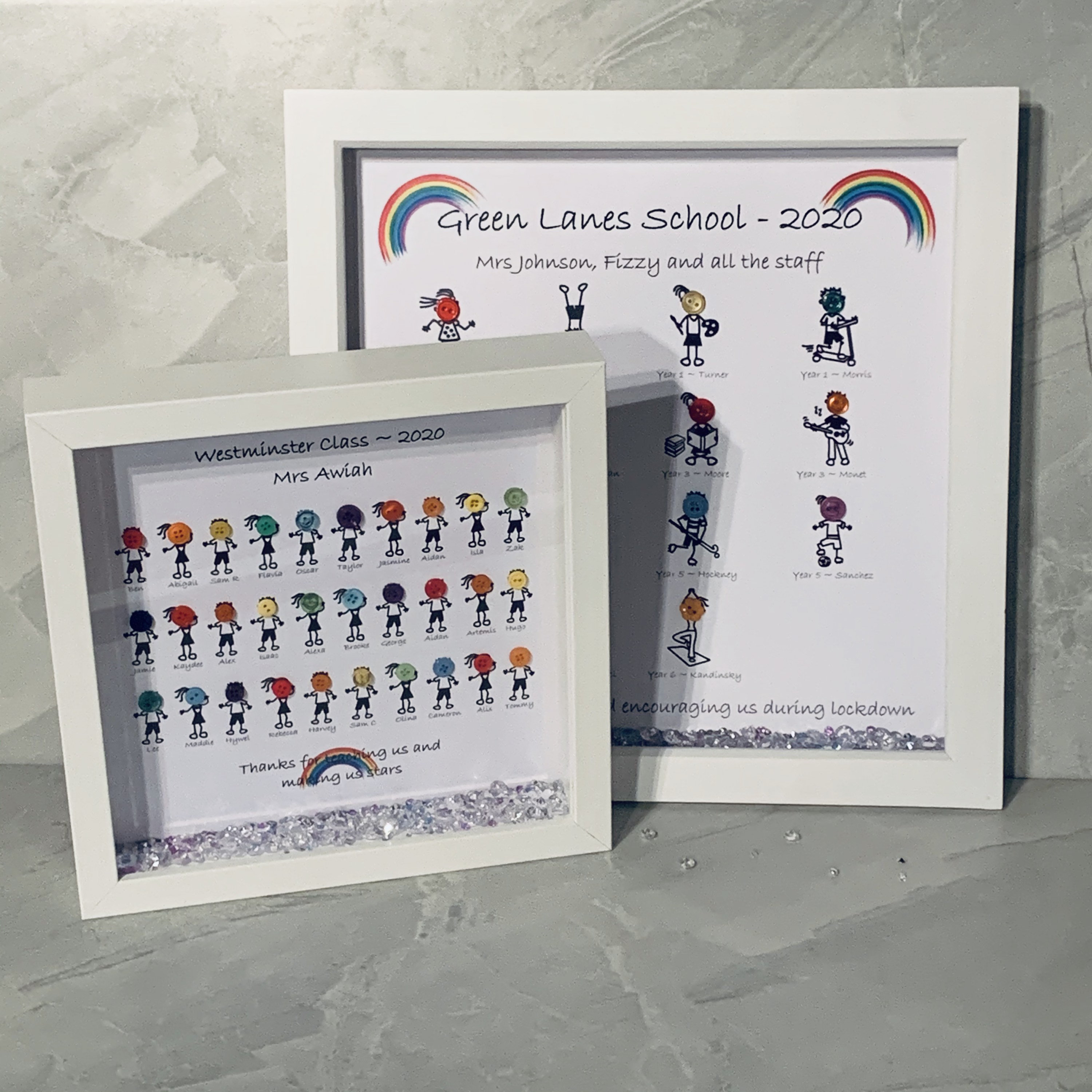 Large Class Stick Character Frame - Etsy UK