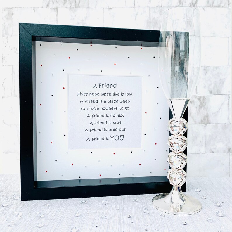 A Friend Gives Hope Friendship Quote Print | Etsy UK