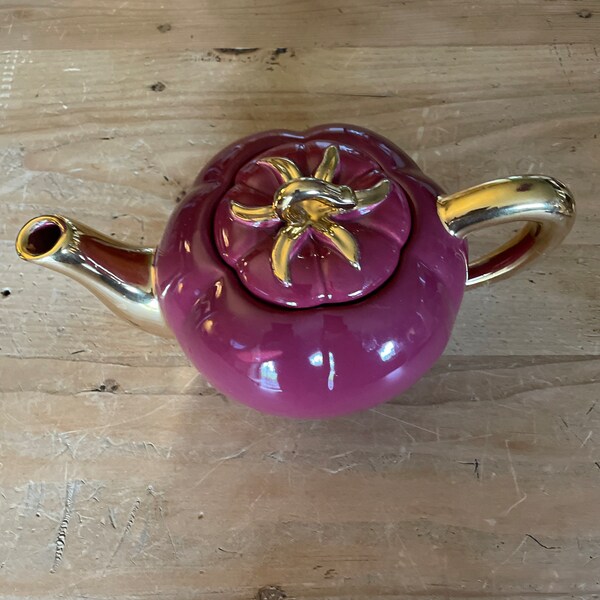 Tomato Tea Pot - Etsy