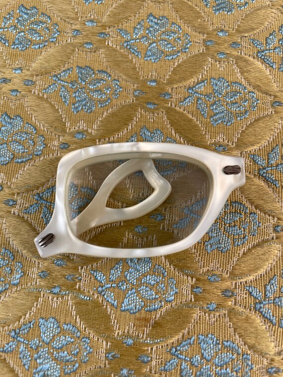 1940s Pearled Lucite Magnifying Glasses - Gem