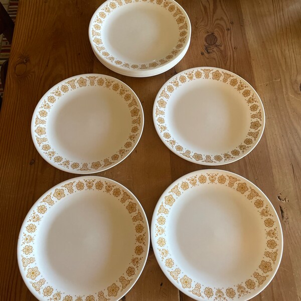 Corelle Butterfly Gold Dinnerware - Etsy