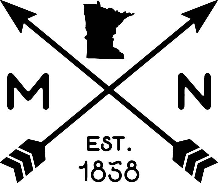 Mn Established 1858 Vector Image Eps Etsy