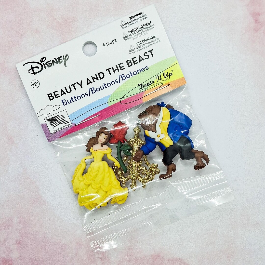 Beauty and the Beast Disney Dress It up Buttons Brand New - Etsy