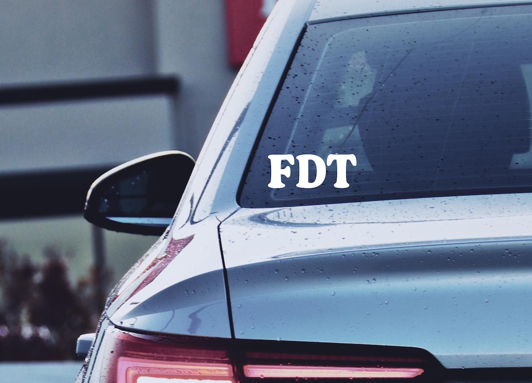 FDT Vinyl Decal - Etsy