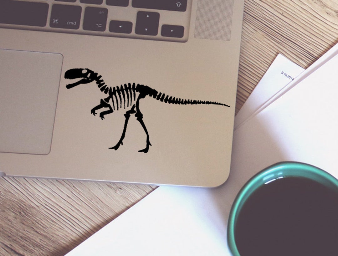 T-REX Skeleton Dinosaur Vinyl Decal - Etsy