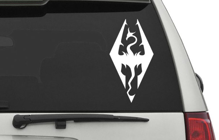 SKYRIM Logo Vinyl Decal | Etsy