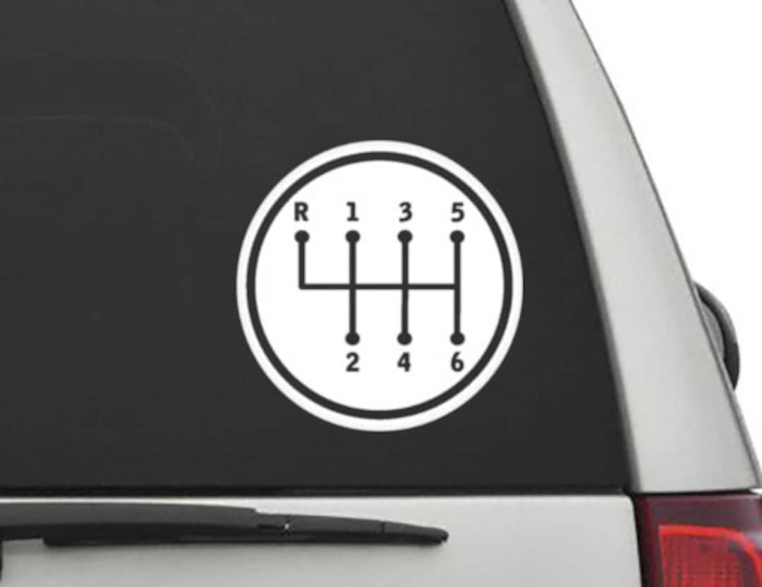 MANUAL Transmission Stick Shift Vinyl Decal - Etsy