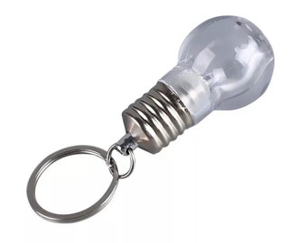 Light Bulb Keychain - Etsy