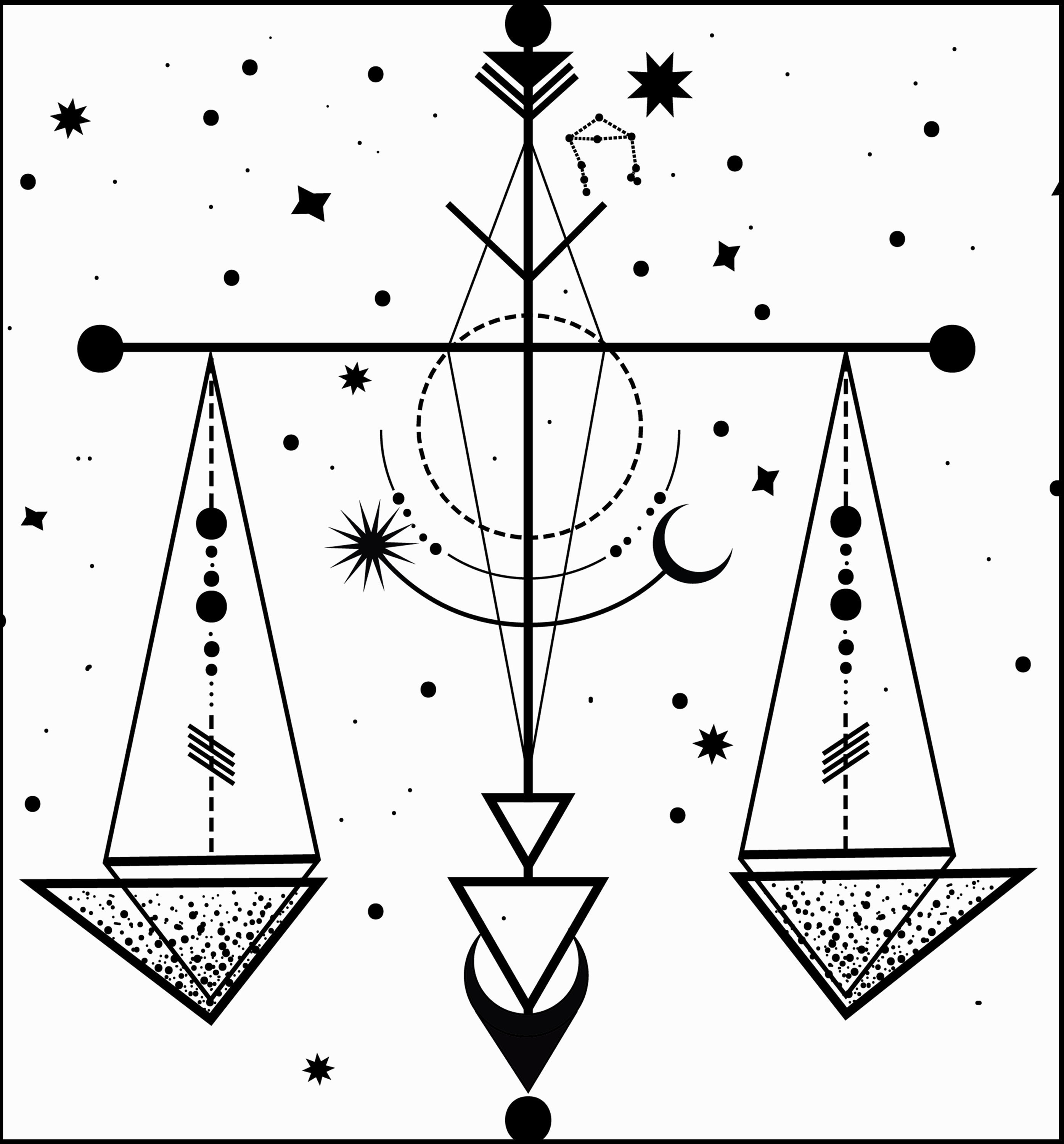 Libra zodiac drawing - whatispolew