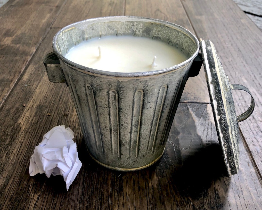 TRASH Can-dle. Large Soy Candle. Choose a Fragrance. Extra Strong Scent ...